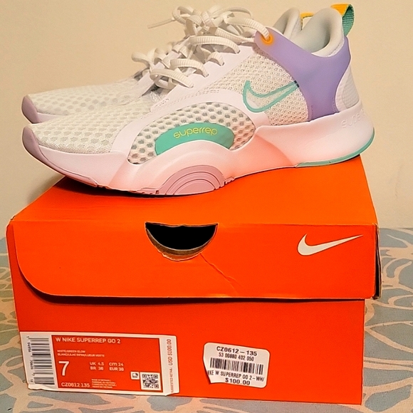 Nike | Shoes | Nike Superrep Go2 Womens Size 7 White | Poshmark